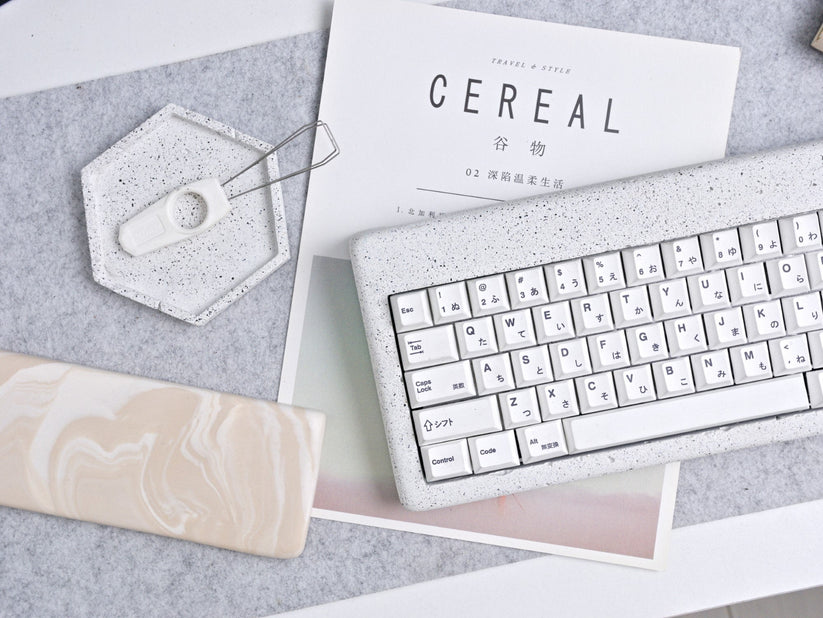 Zen Series Keyboard Kit: White Granite – Brazen Studio