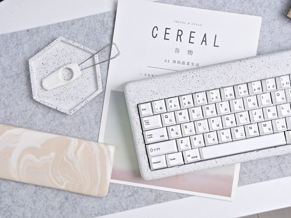 Zen Series Keyboard Kit: White Granite – Brazen Studio